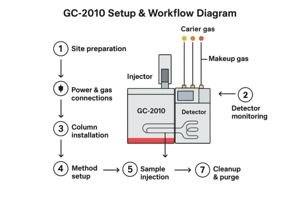 GC-2010 Gas Chromatograph Setup Operation and maintenance.
